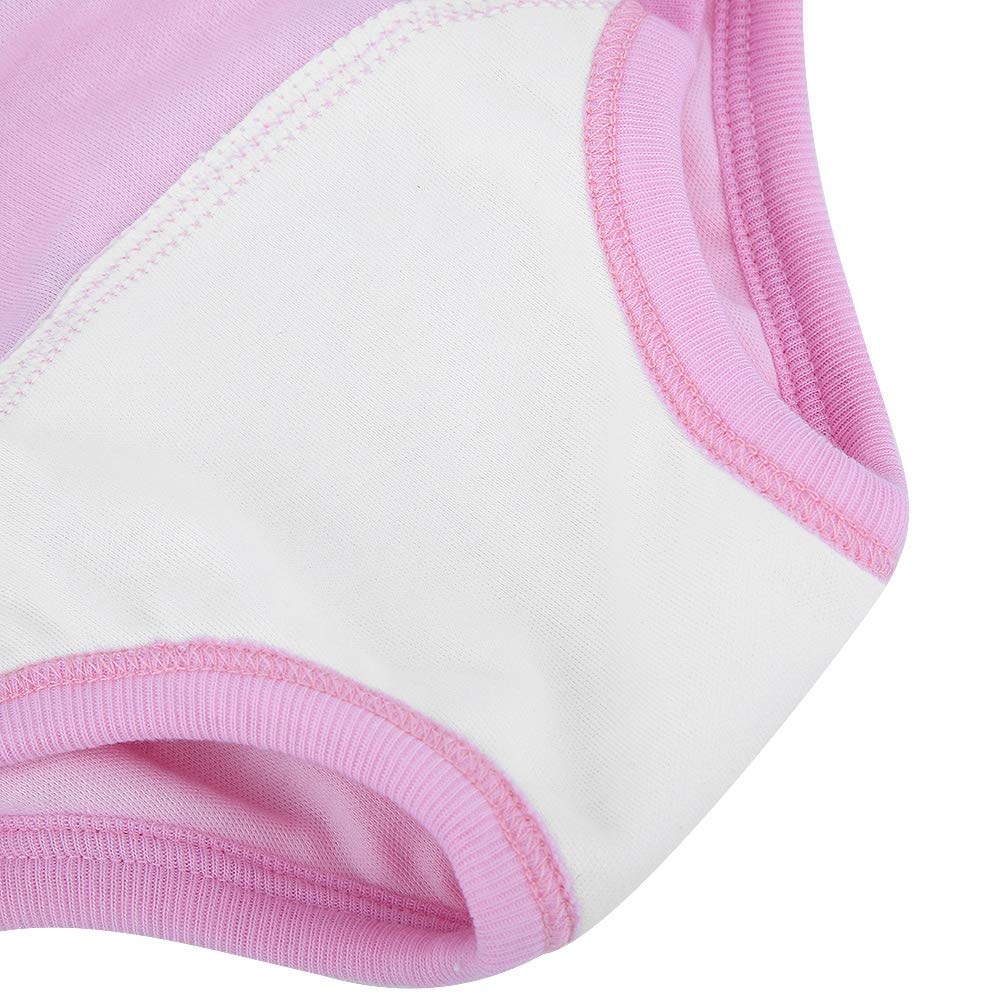 8PC/S Baby Training Pants Potty Training Underwear Toddlers Boys Girls Cartoon Cute Waterproof Diapers 4 Layers (80)