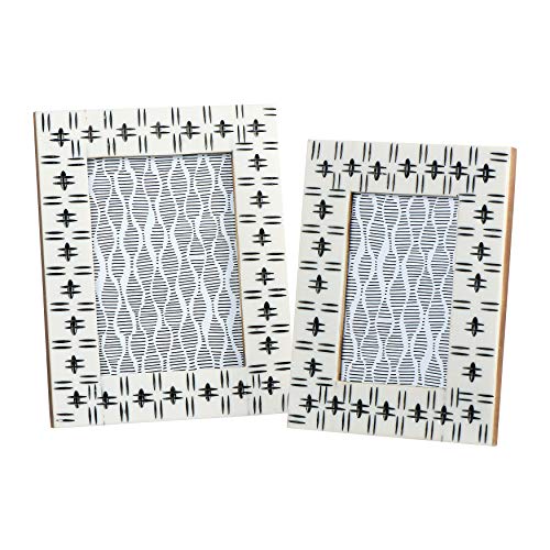 Main + Mesa Resin Photo Frames, Set of 2 (4x6β and 5x7β)