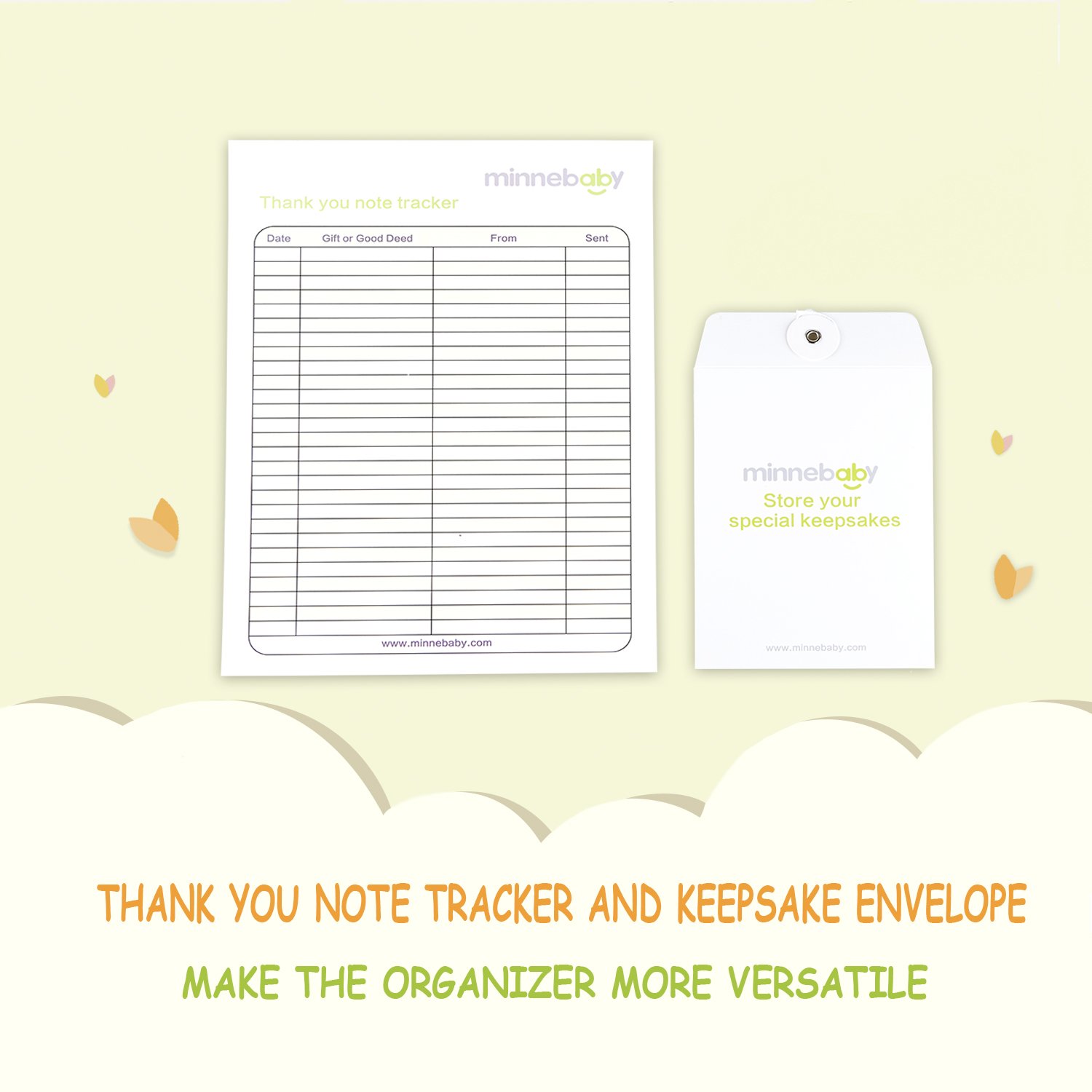 Baby Document Organizer, Baby Briefcase with 9 Folders