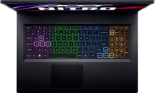 acer 2022 Nitro 5 17.3" FHD IPS 144Hz Gaming Laptop, 12th Intel i5-12500H(12 Core, up to 4.5GHz), GeForce RTX 3050, 32GB RAM 2TB PCIe SSD, RGB Backlit KB, Thunderbolt 4, Win 11, w/GM Accessories