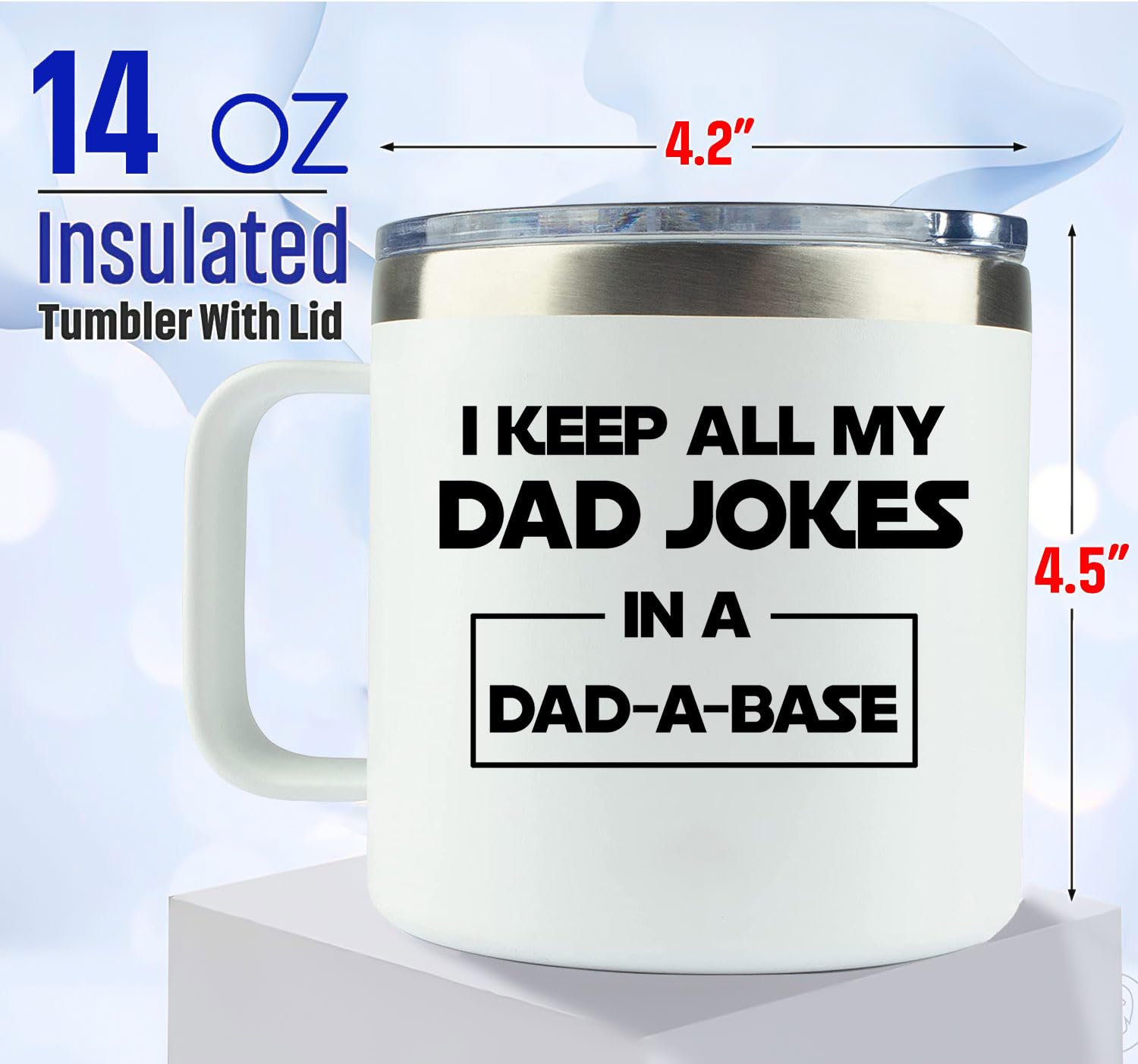 14oz Husband Coffee Mug From Wife, Husband Cup, Husband Valentines Day Gift Mug, My Wife Is Hotter Than My Coffee Mug Large