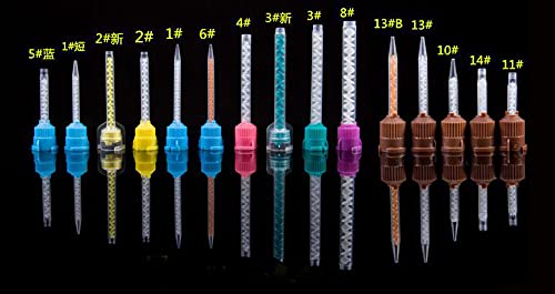 S&Dent USA FDA & TUV CE 1 Bag = 50PCS Dental Silicone HP Mixing Tips 1# = Short 1:1 for VOCO