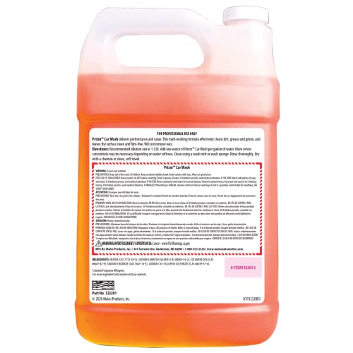 Malco Prizm Car Wash β Hard-Working, High-Foaming Automotive Cleaner/Formulated to Remove Soils and Rinse Away Cleanly/Excellent Cleaning Performance and Value / 1 Gallon (123201)