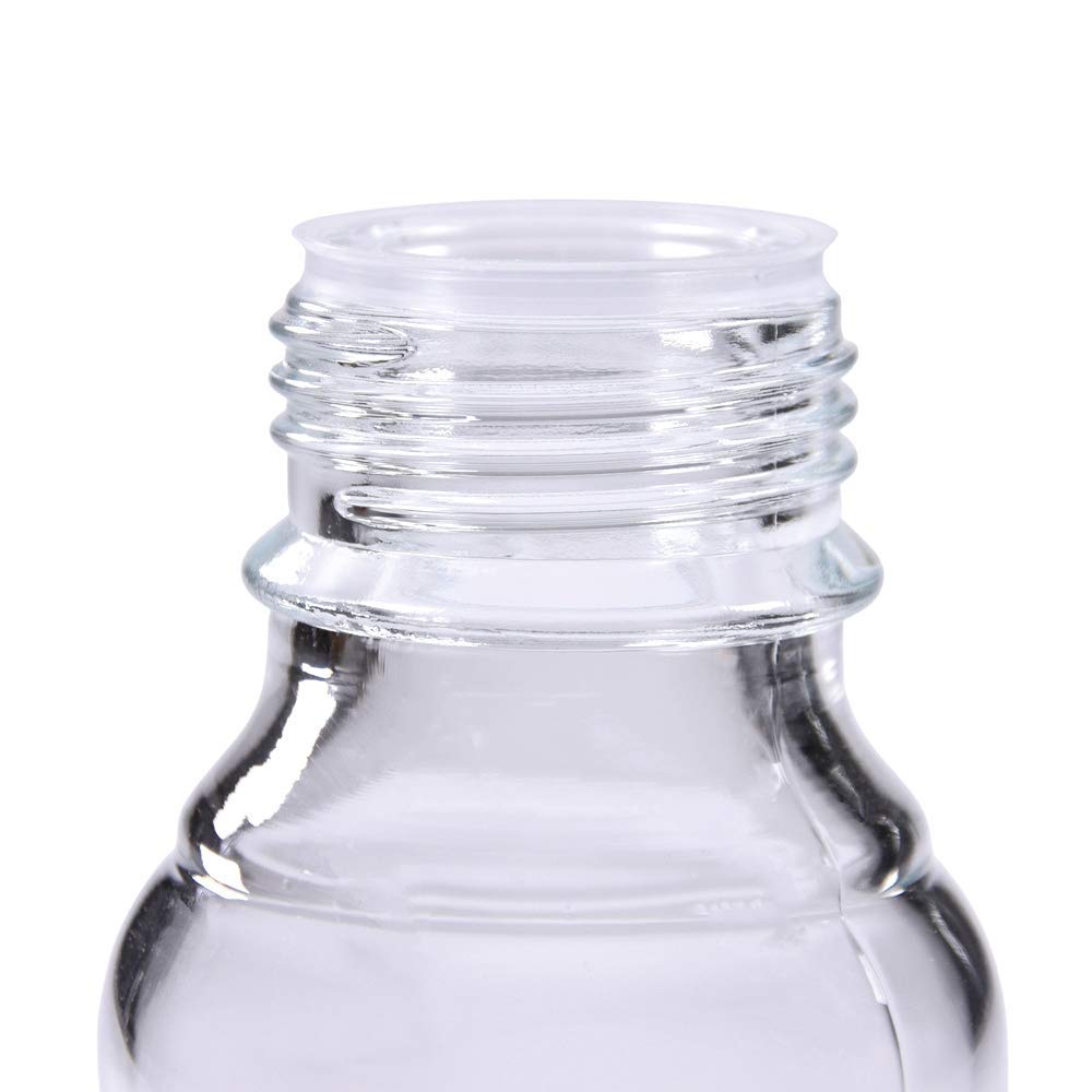 ISOLAB USA โ Round Media Storage Bottle, 250ml, with GL 45 Screw Cap, Borosilicate 3.3 Glass, Pack of 2