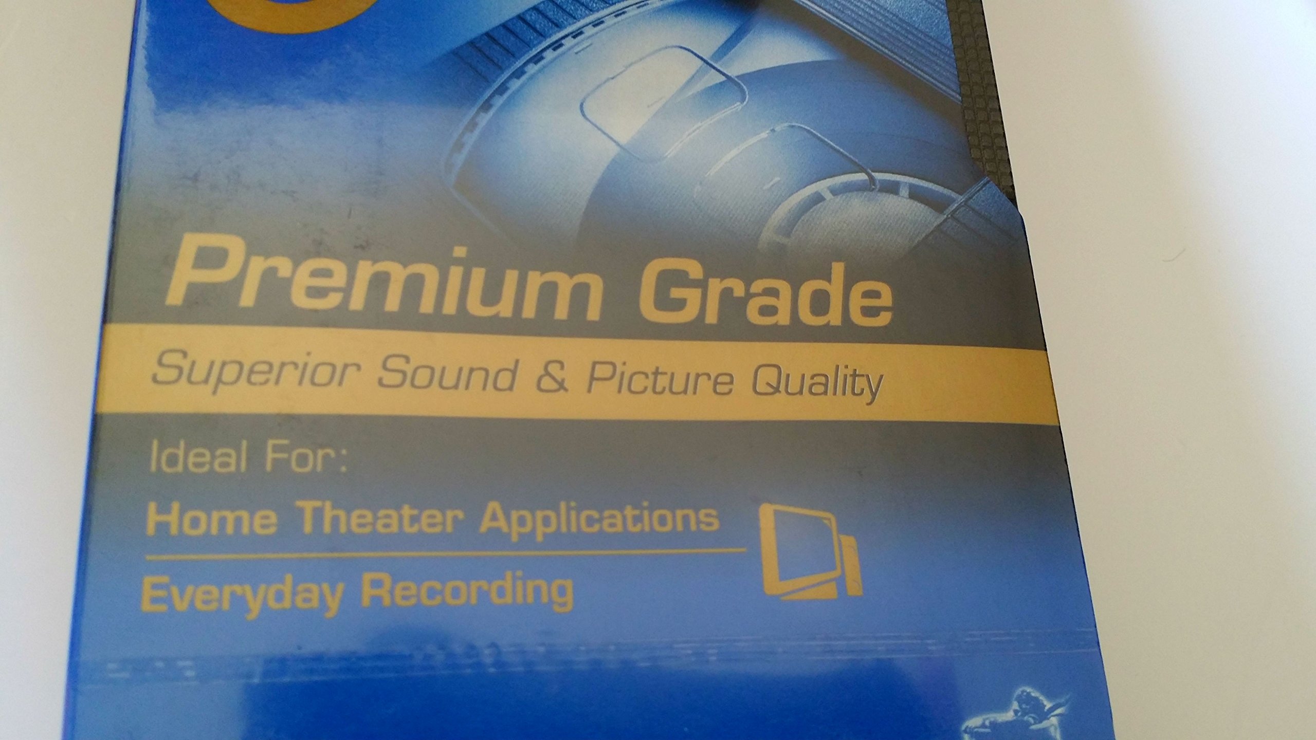 4 PACK MAXELL VHS 6 HOUR PREMIUM GRADE T-120