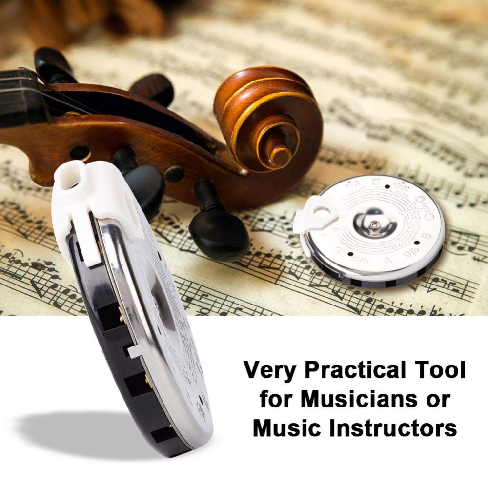 Alomejor Chromatic Pitch Pipe 13 Chromatic Tone Pipe Tuner Sensitive Chromatic Tuner with Case Instrument Turinging