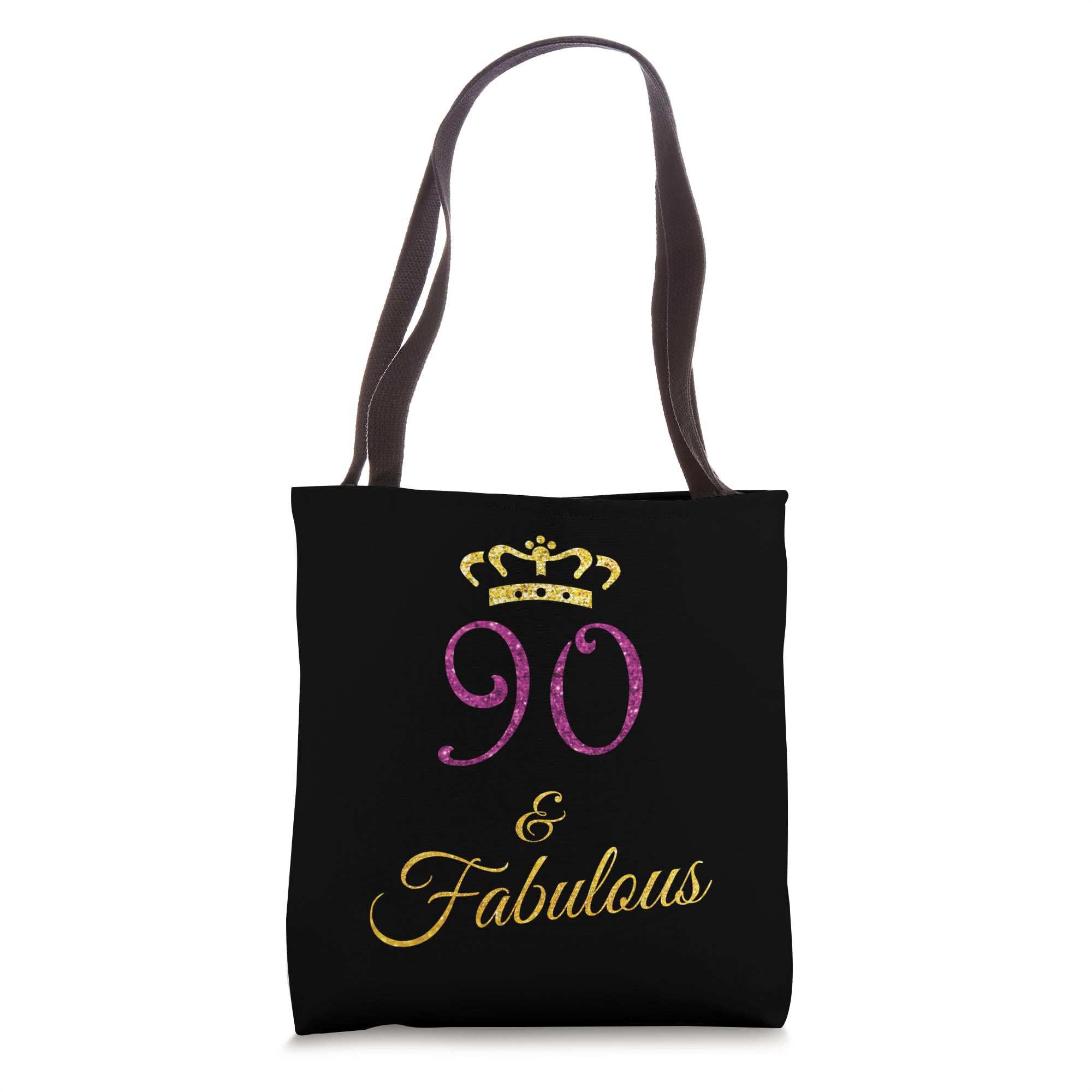 90th Birthday Shirt for Women Gift Funny 90 Year Old Grandma Tote Bag