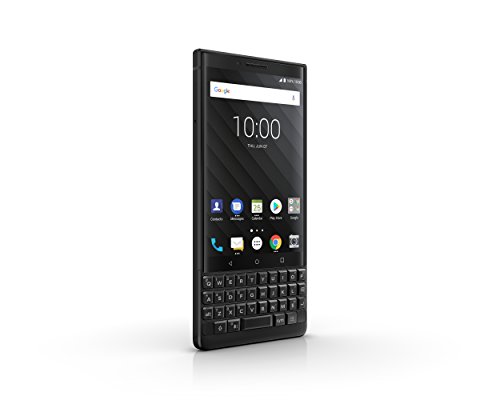 BlackBerry KEY2 64GB (Single-SIM, BBF100-1, QWERTY Keypad) (GSM Only, No CDMA) Factory Unlocked SIM-Free 4G/LTE Smartphone - International Version (Black) - No warranty in the USA