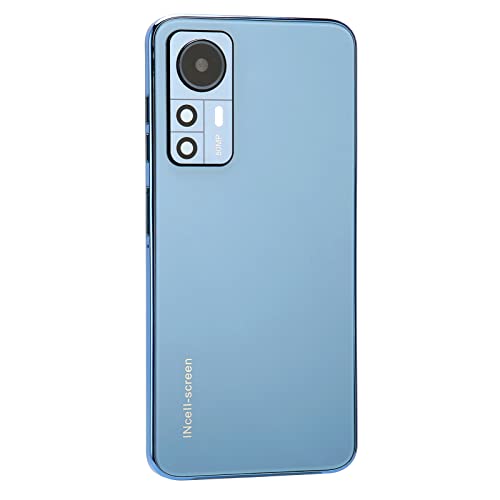 12s Pro Smartphone, 5G WiFi Ultra HD Screen 1200x1960 Resolution 4GB RAM 32GB ROM (Blue)