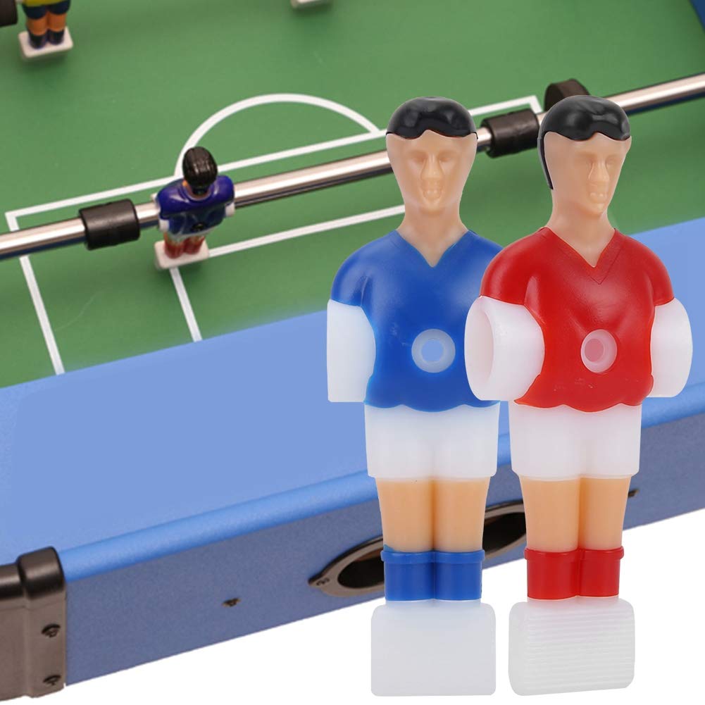 Alomejor Table Soccer Player Football Man Table Guys Man Soccer Player Part 2 Red and 2 Blue for Table Football Replacements Set of 4 pcs