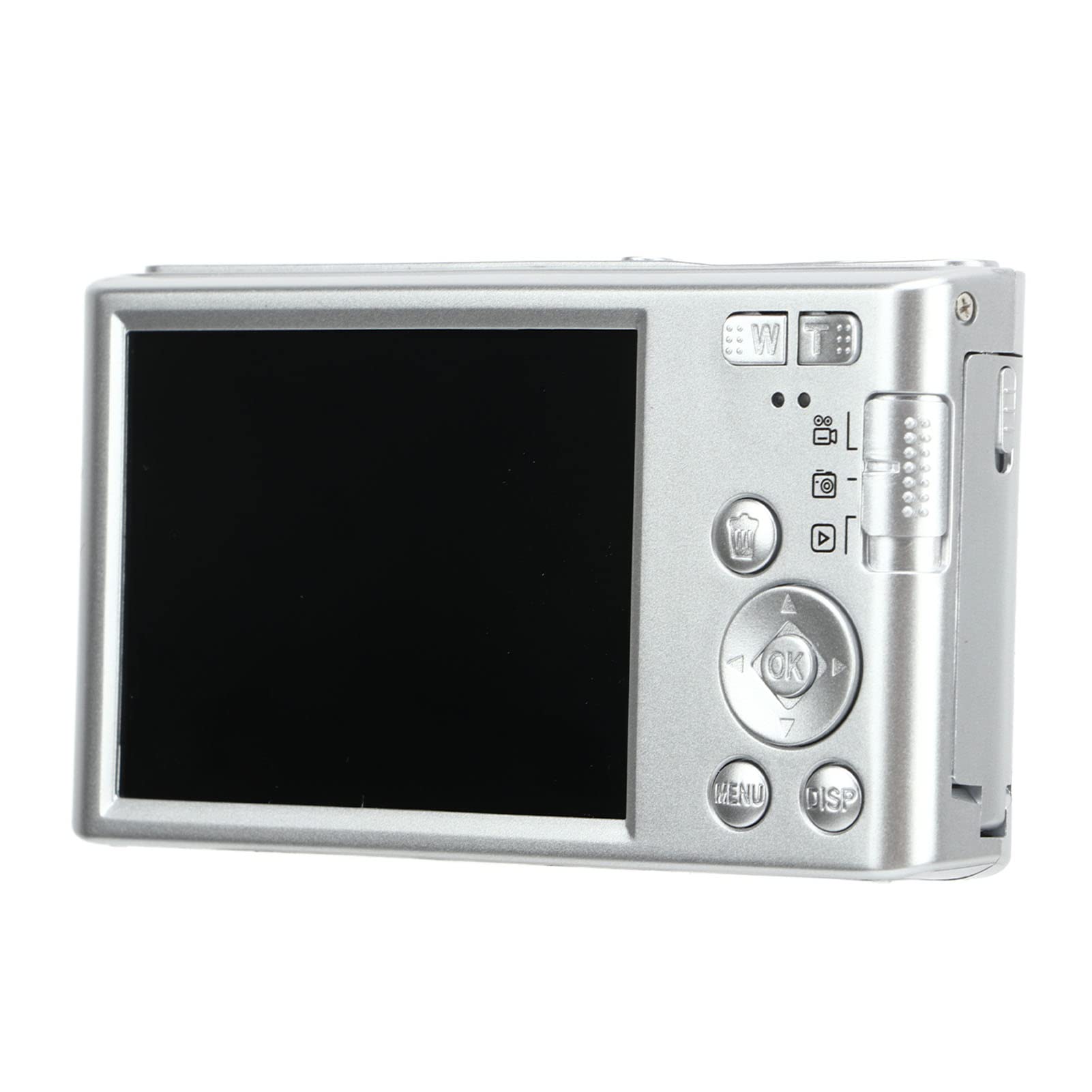16X Digital Zoom Camera, 2.8" Screen 4K HD Camera, Built-in Fill Light, 44MP Shockproof HD Camera with Plastic Housing for Photography (Silver)