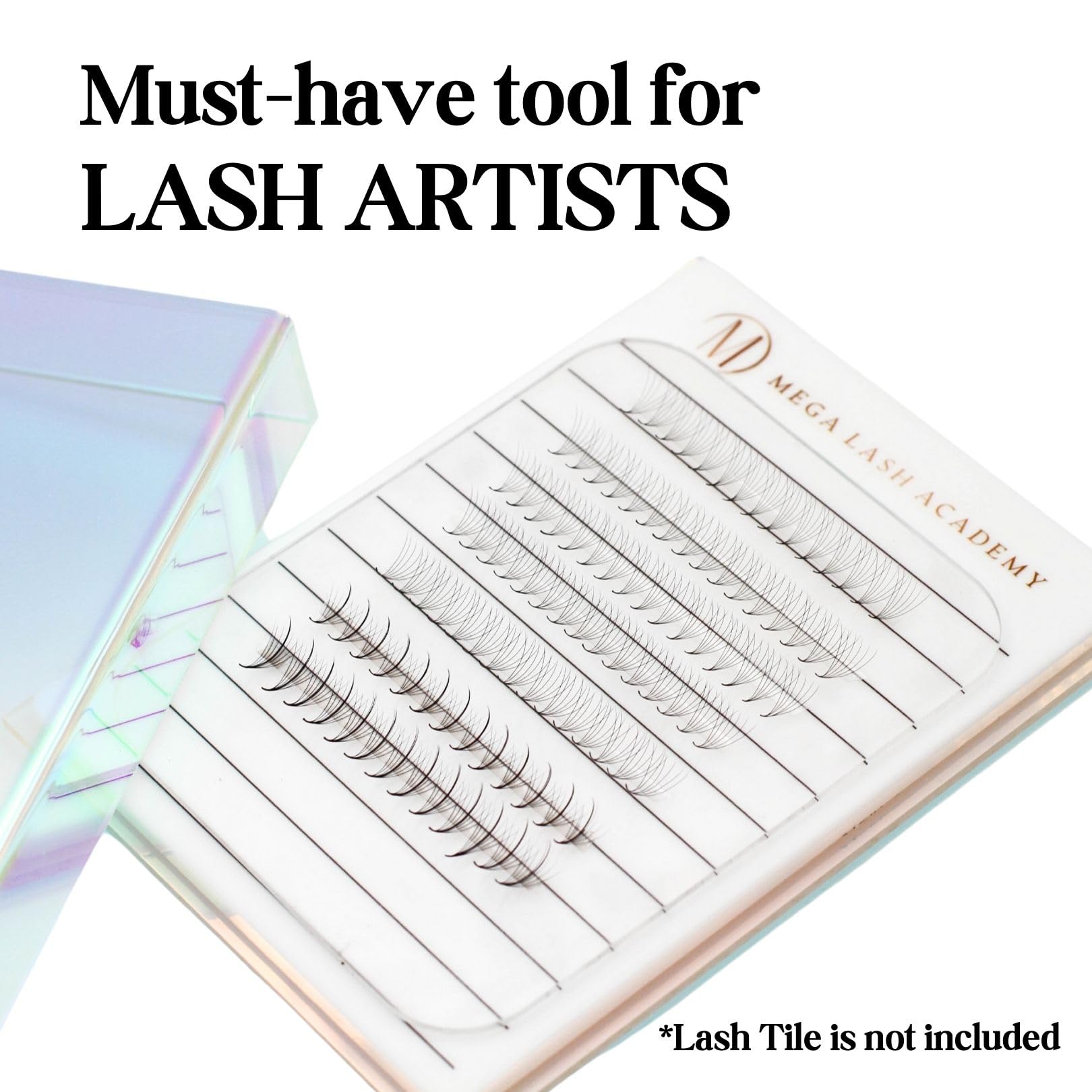 2 pcs Large Silicone Eyelash Pads for Lash Extension | XL Size 3.7 x 4.7 inches | Premade Lash Holder Sticker for Eyelash Extension Supplies