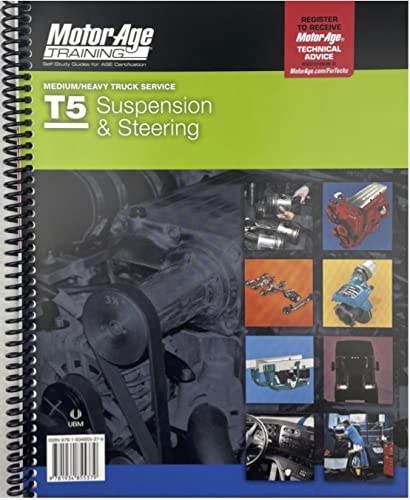ASE Test Prep Medium and Heavy Truck Study Guide Set - ASE T1-T8 (Motor Age Training)