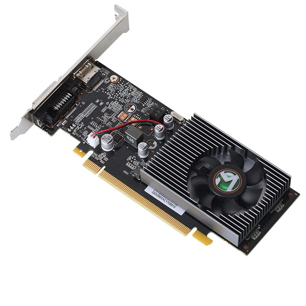 maxsun GEFORCE GT 1030 2GB GDDR5 64-Bit Video Graphics Card GPU PCIe 3.0 DirectX 12 ITX HDCP DVI HDMI SFF Low Profile Ready Fast Performance Than 2GD4