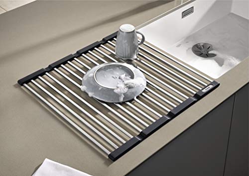 BLANCO 238483 Folding mat, 440 mm, Black/Silver