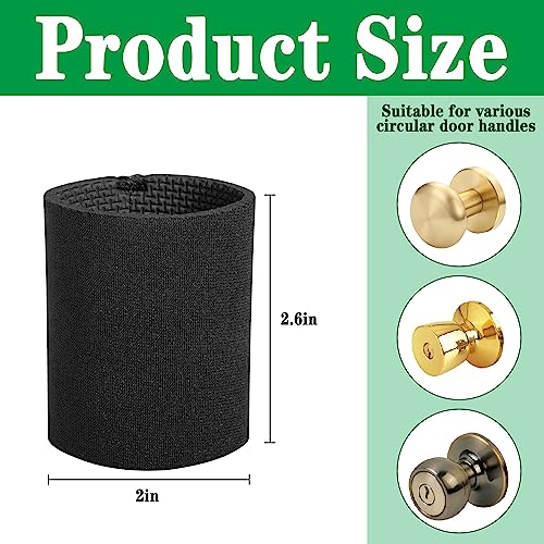 4PCS Round Door Handle Covers - Anti-Scald Door Knob Cushion Cover - Door Handle Protector for Summer and Winter
