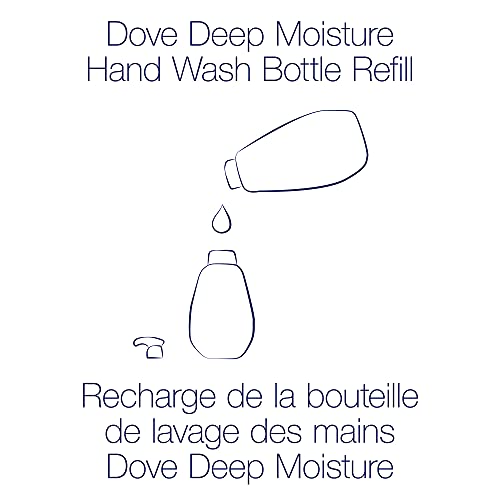 Dove Advanced Care Hand Wash Deep Moisture Pack of 3 for Soft, Smooth Skin More Moisturizers Than The Leading Ordinary Hand Soap, 34 oz