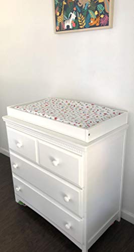 Changing Pad Cover Floral Organic Cotton for Girls (Changing Pad)