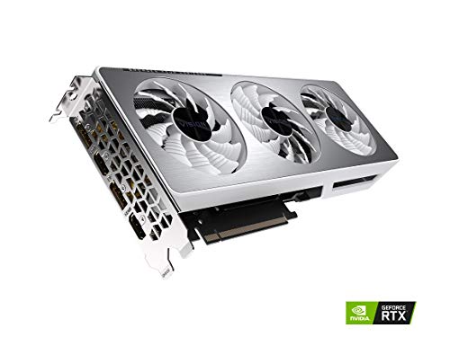GIGABYTE GeForce RTX 3060 Vision OC 12G Graphics Card, 3X WINDFORCE Fans, 12GB 192-bit GDDR6, GV-N3060VISION OC-12GD Video Card