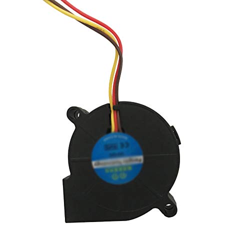 2-Pack 50000Hours Lifetime 3wires DC Fans DC 5V Cool Blower Fan Kit 4010 5015 Extruder Hotend Cooler Radiator Left Hotend Fan, Front Hotend Fan for Prusa i3 MK3 MK3S MK2/2.5 3D Printer