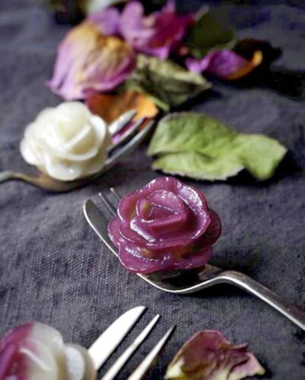 2 Pcs Pastry Tongs Thai Dessert Chor Muang Flower Shaped Dumpling Cooking Gadget Traditional
