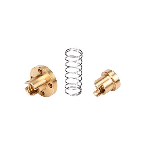 T8 Anti Backlash Spring Loaded Nut Elimination Gap Nut for 8mm Threaded Rod Lead Screws DIY CNC 3D Printer Parts liuqiangmeiguo (Size : Lead 4mm)