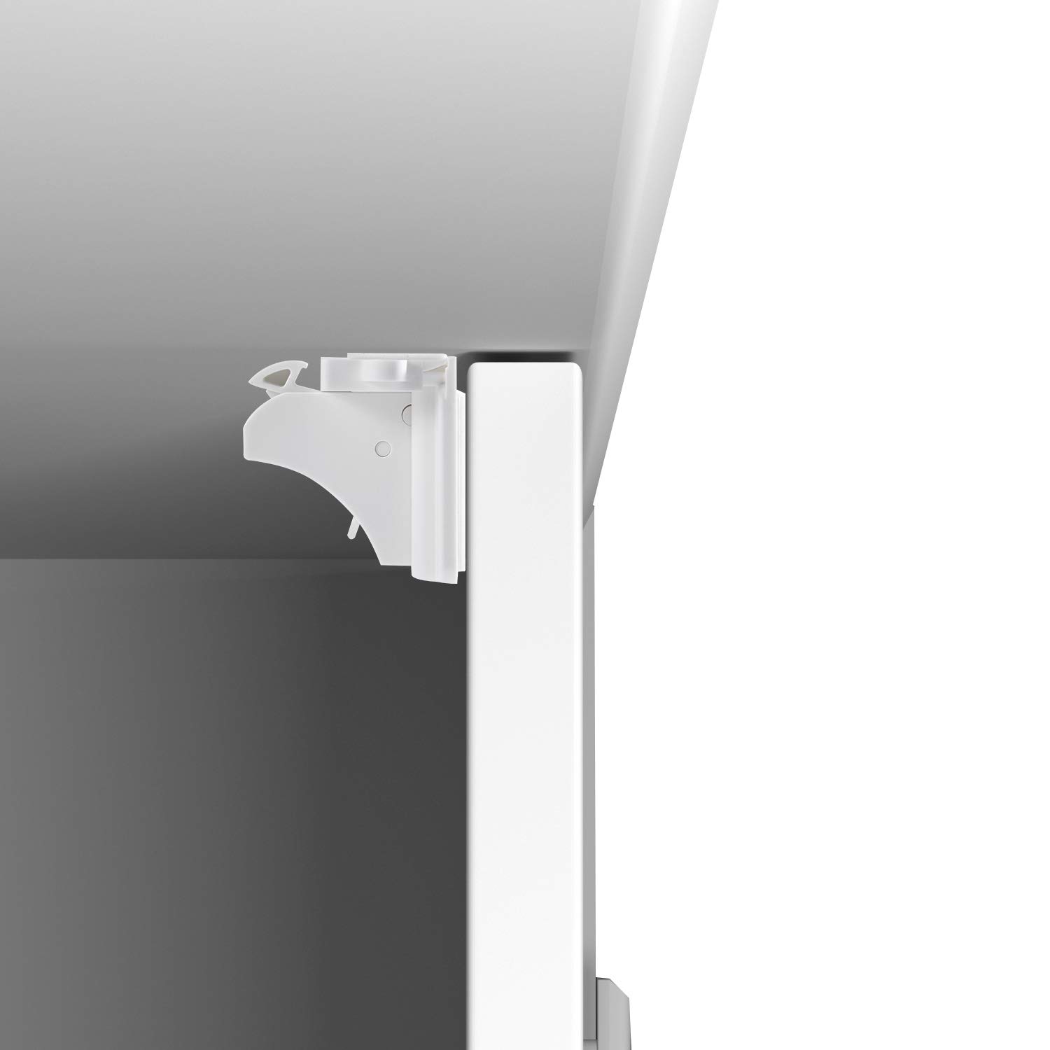 Baby Proofing Magnetic Cabinet Locks - Safeasy Adhesive Children Safety Magnet Drawers Latches (2)