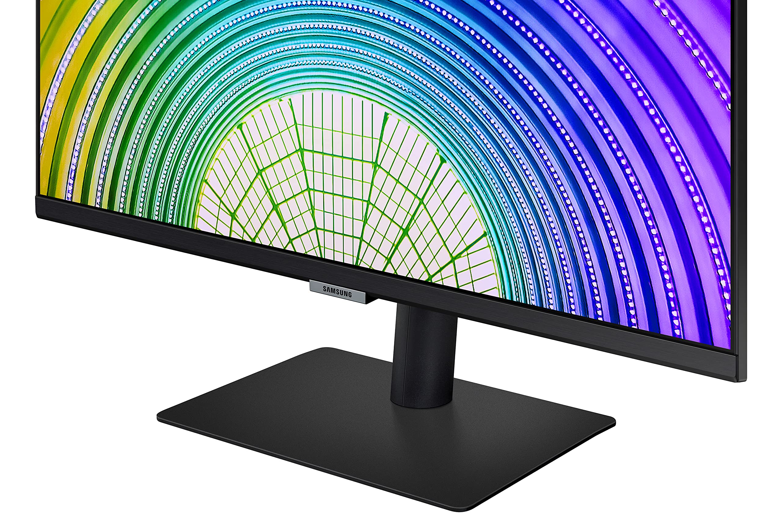 SAMSUNG S60UA Series 24 Inch QHD 2540x1440 Computer Monitor, IPS 75 Hz HDR10 USB-C, DP Daisy Chain, HDMI, USB 3.0 Hub 3-Yr WRNTY (LS24A600UCNXGO)