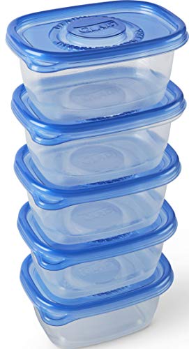 Glad Soup & Salad Food Storage Containers, Medium Rectangle (24 Oz) - (Pack of 6, 30 Count) | Strong and Durable Food Containers from Glad for Everyday Use | 24 Oz Food Storage Containers