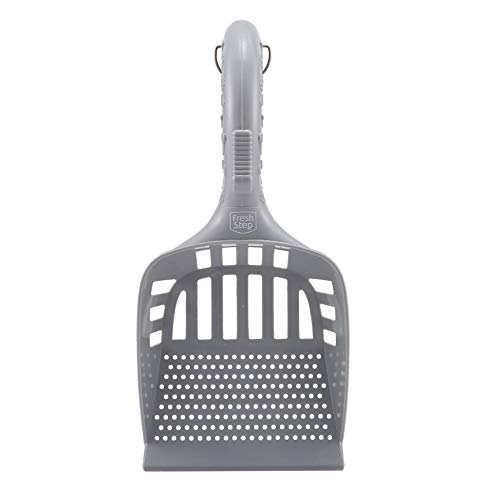 Fresh Step All In One Litter Scoop - Fast and Easy to Use Cat Litter Scooper - Deep Shovel Ergonomic Handle Grip Kitty Litter Scooper to Scoop Away Cat Litter