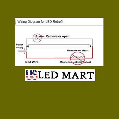 18 Watt 4 Foot T8 LED Tube, 40 Watt Fluorescent Tube Equivalent, Day Light - 10 Unit Pack