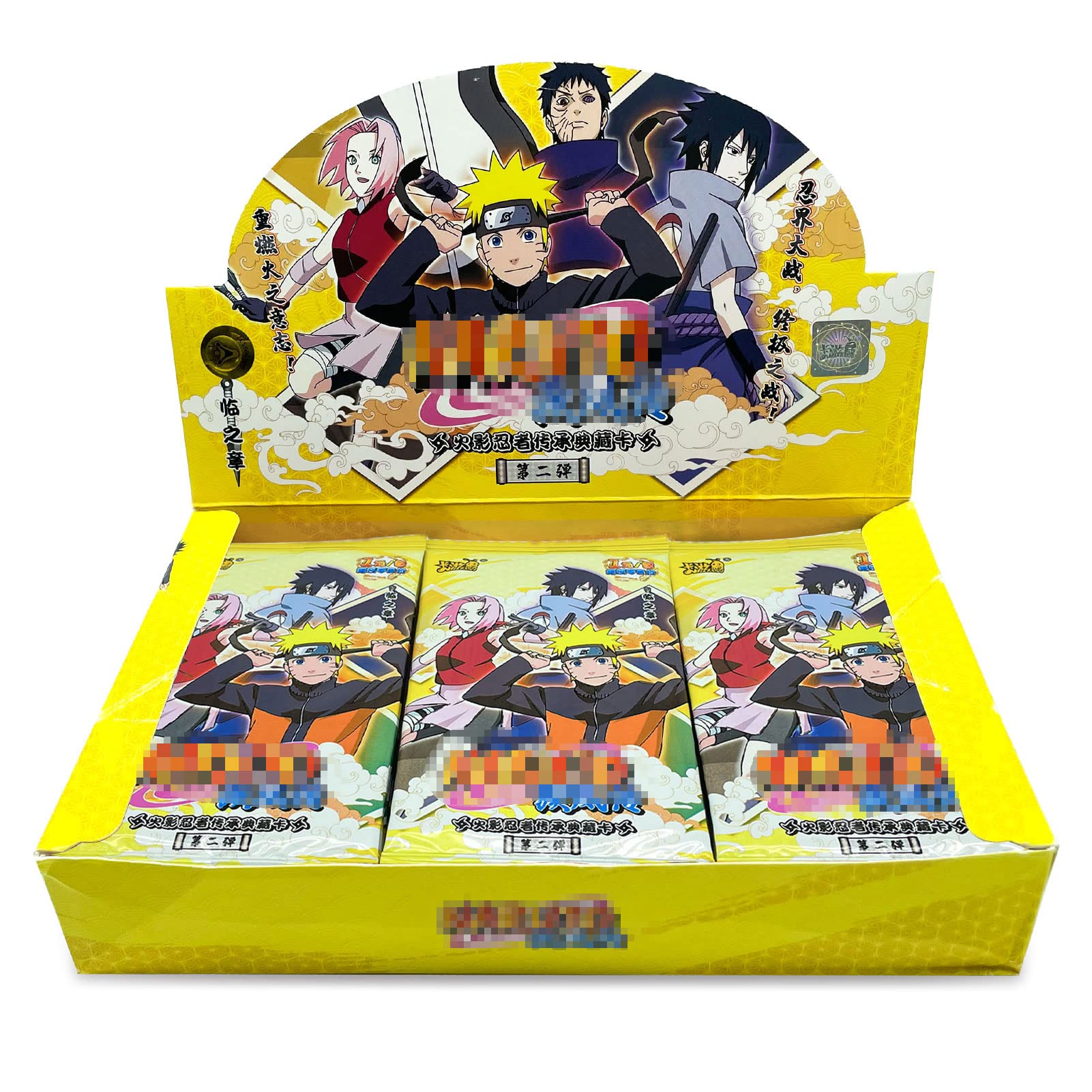 180 pcs Ninja Cards - Cards Booster Box Official Anime TCG CCG Collectable Playing/Trading Card Pack Packed in Individually customised Special Storage Box