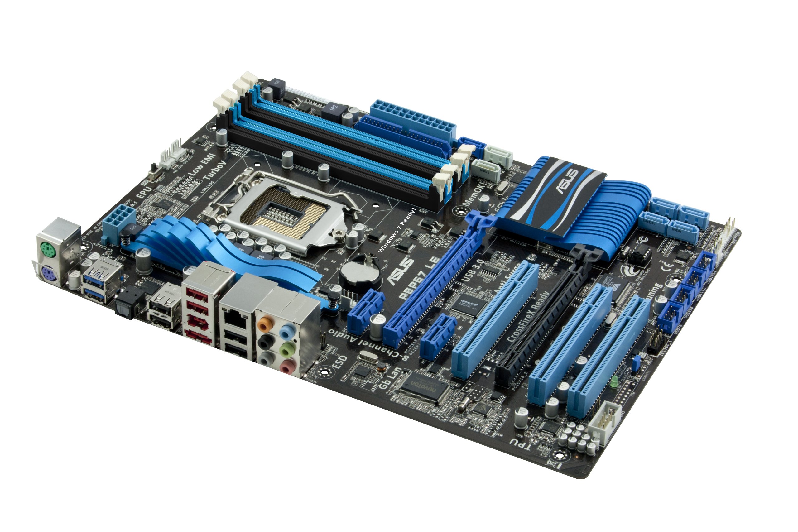 ASUS P8P67 LE LGA 1155 SATA 6Gbps and USB 3.0 Supported Intel P67 DDR3 2200 ATX Motherboard