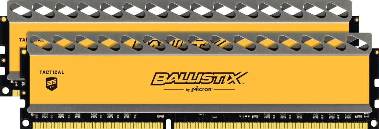 Ballistix Tactical 16GB Kit (8GBx2) DDR3 1600 MT/s (PC3-12800) UDIMM 240-Pin Memory - BLT2KIT8G3D1608DT1TX0