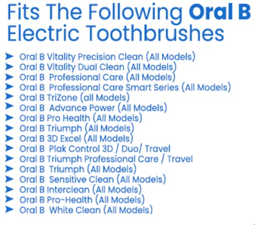 4 x Kids Toothbrush Heads Replacement Oral B Compatible Children Toothbrush Head Child Soft Bristle Refill