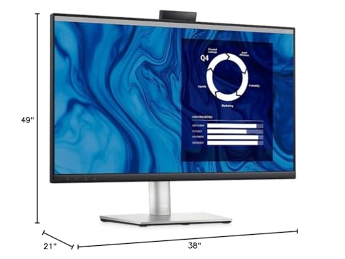 Dell C2423H 23.8" Full HD WLED LCD Monitor - 16:9 - Black, Silver