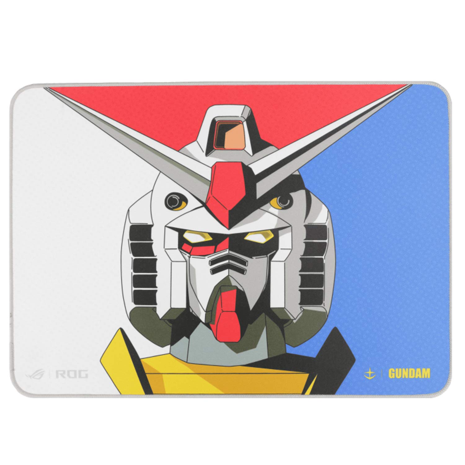 ASUS ROG Sheath Gundam Edition Mousepad (Limited Edition, Gaming-Optimized Cloth Surface, 3mm Thickness, Anti-Fraying Stitched Frame, and Non-Slip Rubber Base)