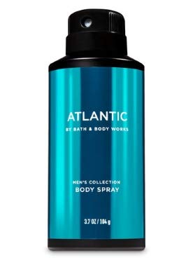 Bath and Body Works - Atlantic - Men's - 3 pc Bundle - Ultra Shea Body Cream, 2-in-1 Hair + Body Wash and Deodorizing Body Spray - (2020 Edition)