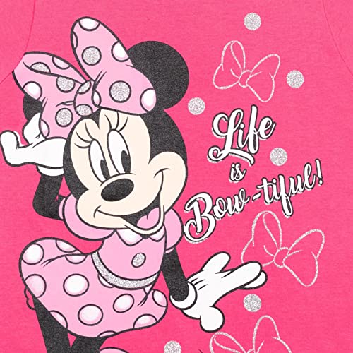 Disney Sofia The First Minnie Mouse Vampirina Fancy Nancy Little Girls 4 Pack T-Shirts Multicolor 6X