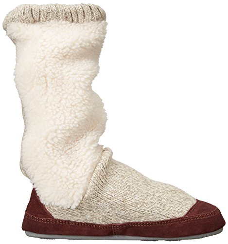 Acorn Slouch Boots Slippers for Women - Comfy, Memory Foam, Non-Slip, Durable, Mid-Calf House Slipper with Indoor/Outdoor Sole