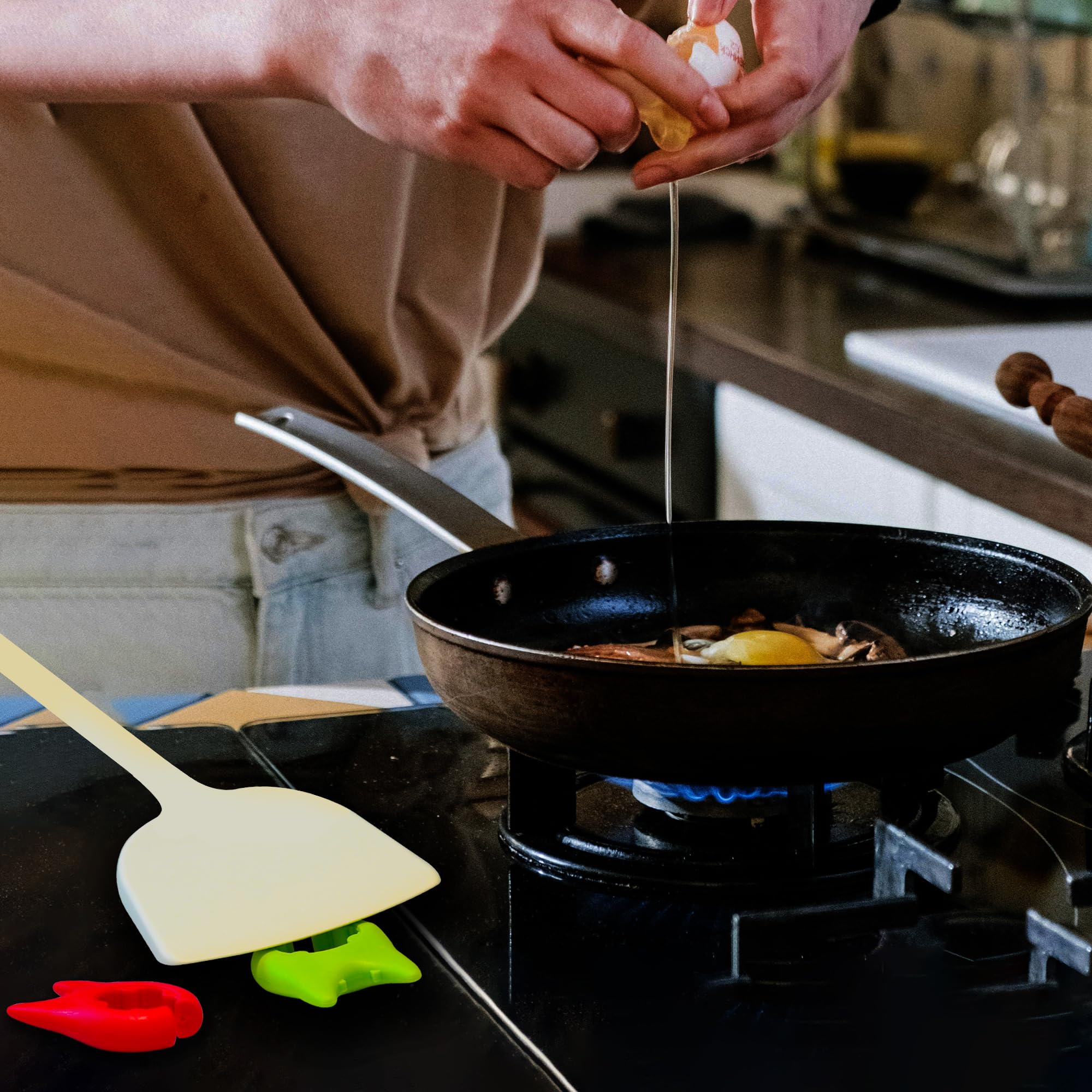 2 sets Silicone Spoon Rest for Stove Top,Spatula Rest for Stove Top,Silicone Spoon Holder for Stove Top ,spoon rest for kitchen counter