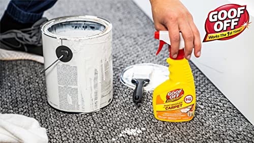 Goof Off FG910 Paint Remover Carpet Cleaner Solution β, 12 oz. Spray