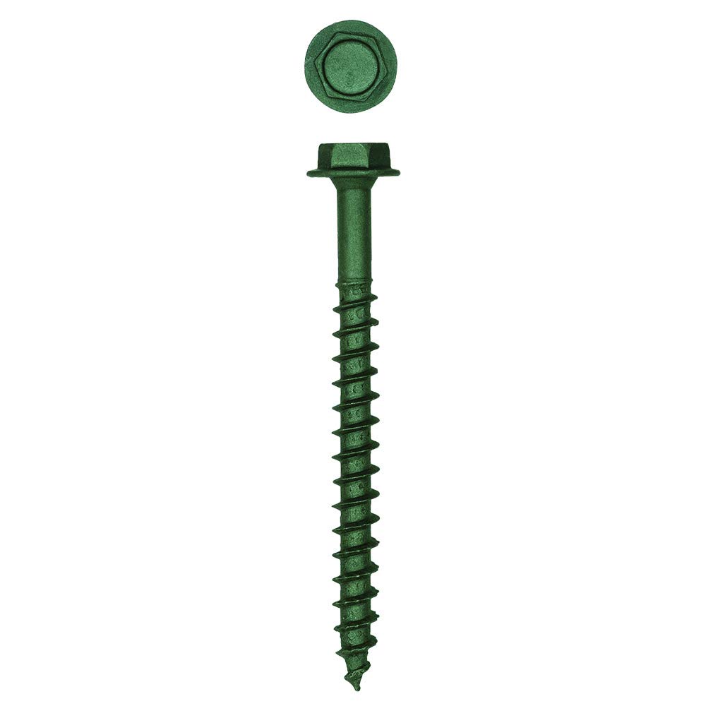 Spax 4571820700755 1/4 x 3 Hex Drive Washer Head HCR (Exterior) Powerlag Screw (50 Pieces per Box), (Pack of 4) / 200-Count