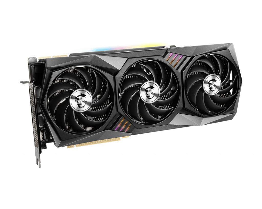 MSI Gaming GeForce RTX 3090 24GB GDRR6X 384-Bit HDMI/DP Nvlink Tri-Frozr 2 Ampere Architecture OC Graphics Card (RTX 3090 GAMING X TRIO 24G) (Renewed)