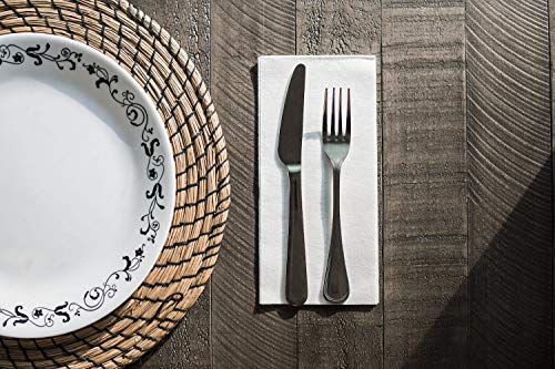 50 Large Disposable Guest Towels for Bathroom, Premium Linen-Like, Multi-Fold, Cloth-Feel Napkins, a Hygienic Solution for Kitchen, Party, Weddings and Events