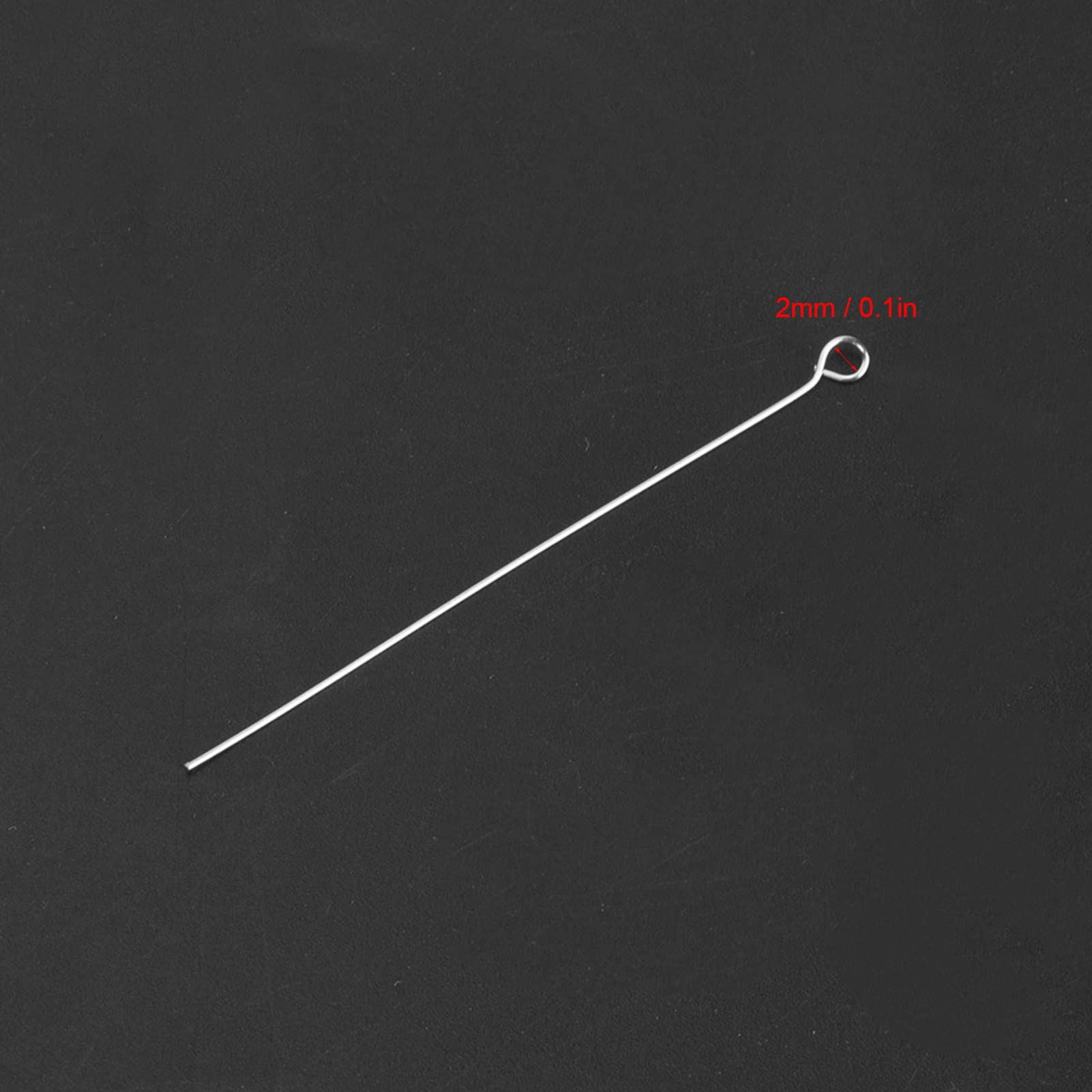 50PCS Reusable Inoculating Loop Holders Nichrome Needle Tips Inoculation for Laboratory Classroom, or Science Fair Project (2mm)