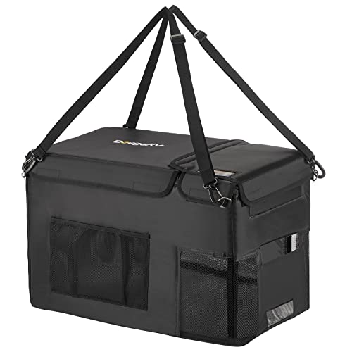 BougeRV CRPRO 26 Quart Insulated Protective Cover, 12 Volt Portable Car Refrigerator Carrying Case Only for CRPRO 26 Quart Refrigerator (Refrigerator NOT Included)