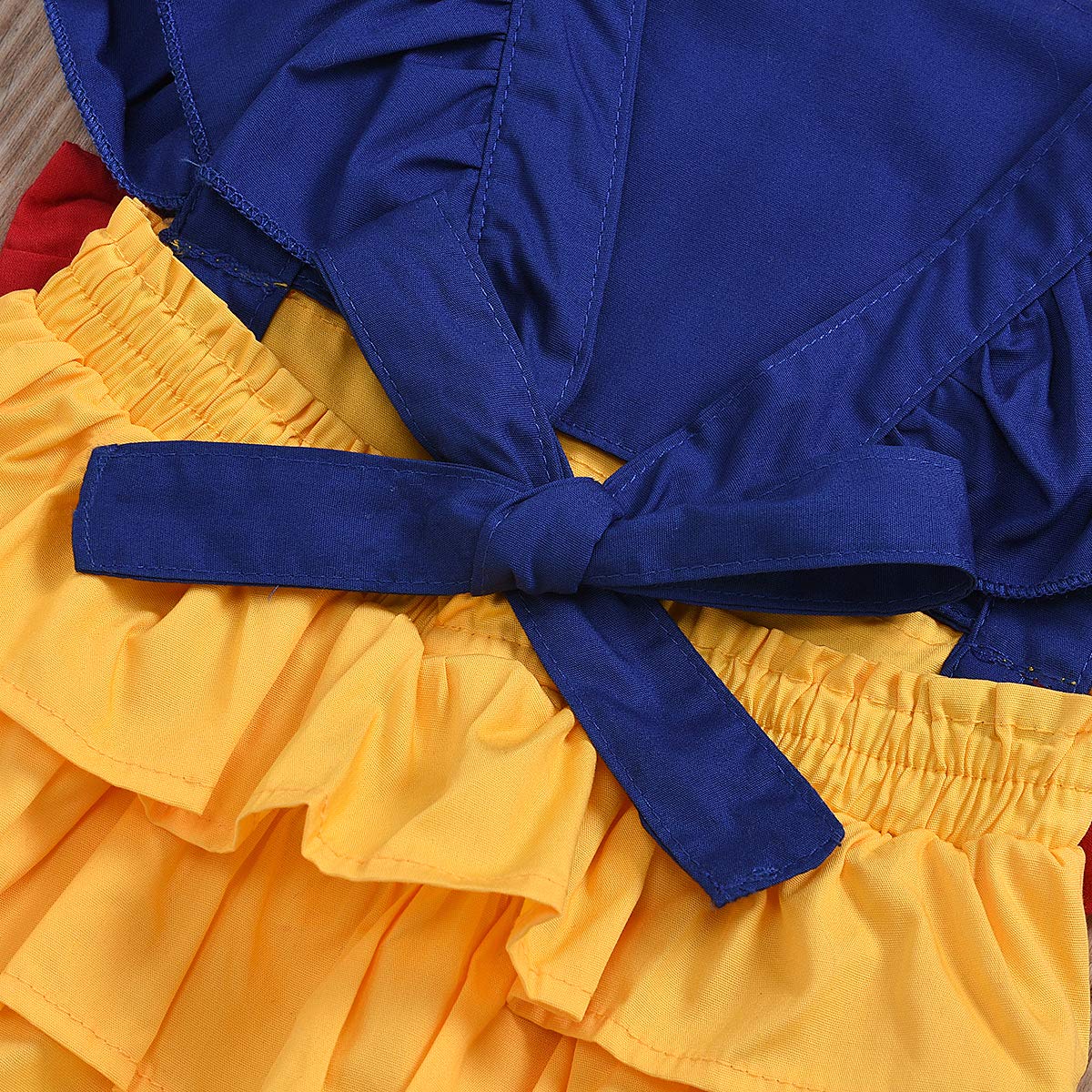BSongo Newborn Baby Girls Romper Snow White Cosplay Infant Tops and Shorts Summer Clothes (Romper Style #2, 0-6 M)