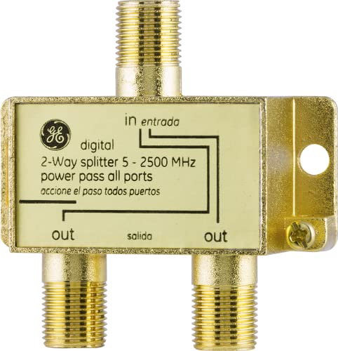 ARRIS Surfboard G34 DOCSIS 3.1 Gigabit Cable Modem & Wi-Fi 6 Router & GE Digital 2-Way Coaxial Cable Splitter
