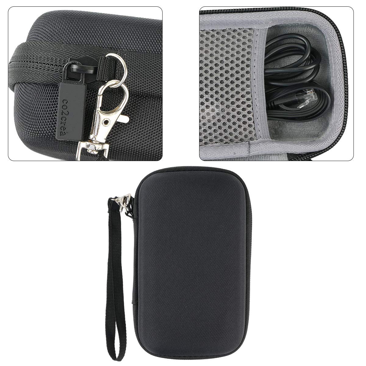 co2CREA Hard Travel Case Replacement for GL.iNet GL-AXT1800 GL-AR750S-Ext Pocket-Sized Wi-Fi 6 Gigabit Travel Router